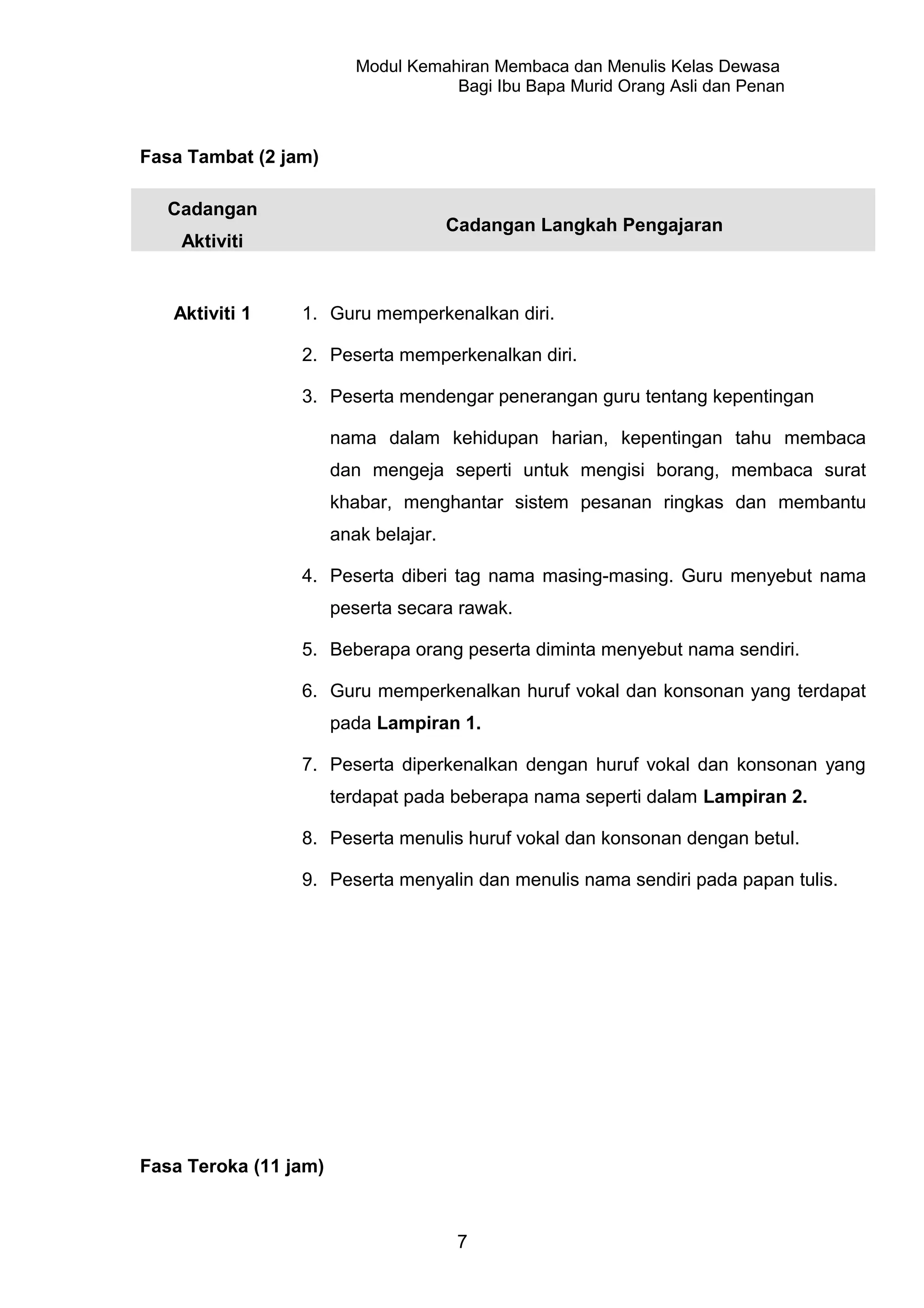 Modul kedap membaca edit | DOC