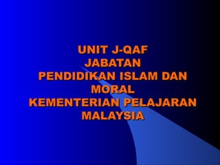 Modul kelas pemulihan jawi model j qaf(pp) | PPT