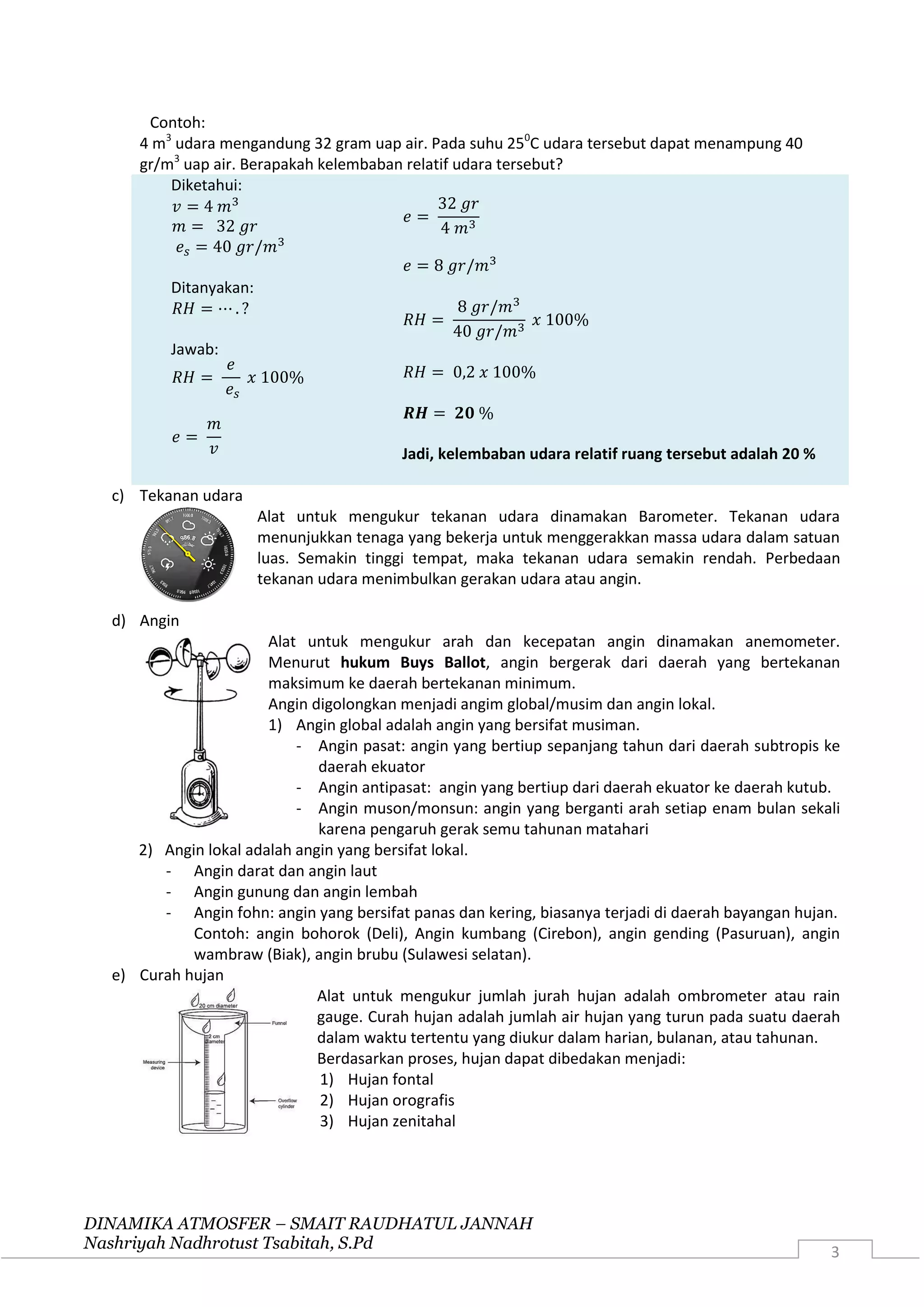 Modul kelas x atmosfer | PDF