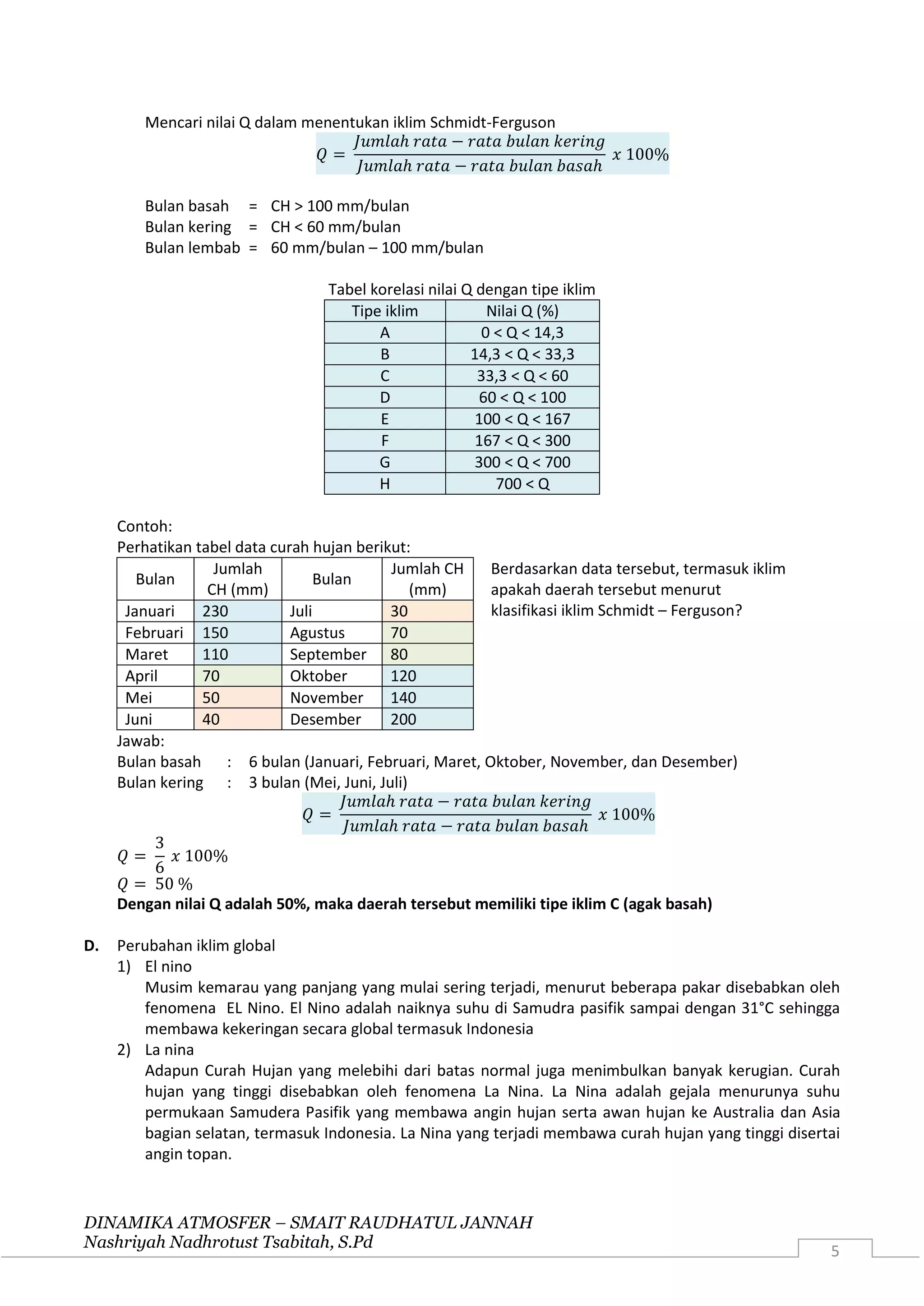 Modul kelas x atmosfer | PDF