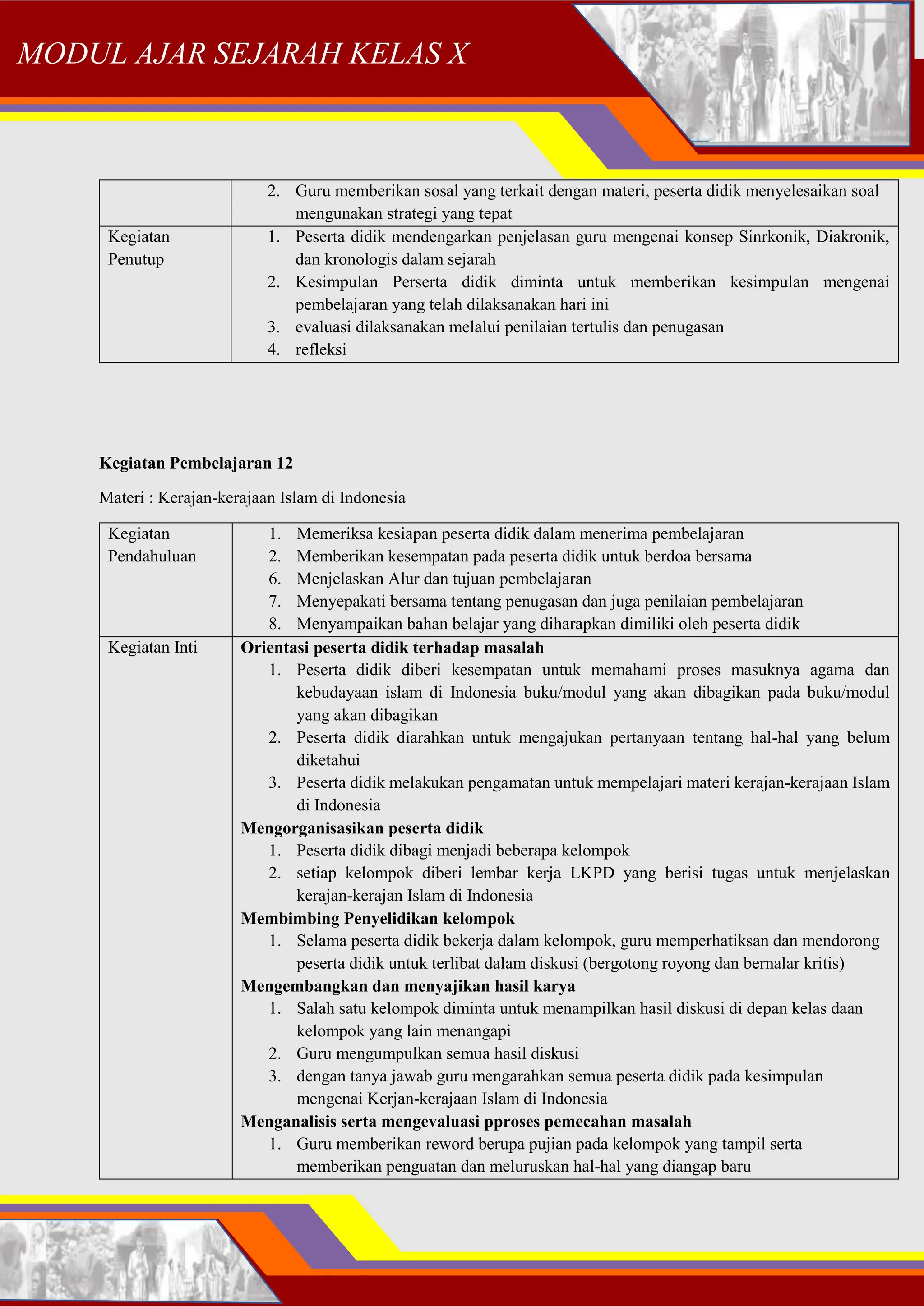 MODUL SEJARAH UMUM KELAS X SEMESTER GENAP .docx