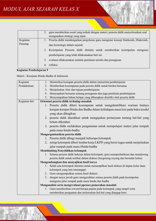 MODUL SEJARAH UMUM KELAS X SEMESTER GENAP .docx