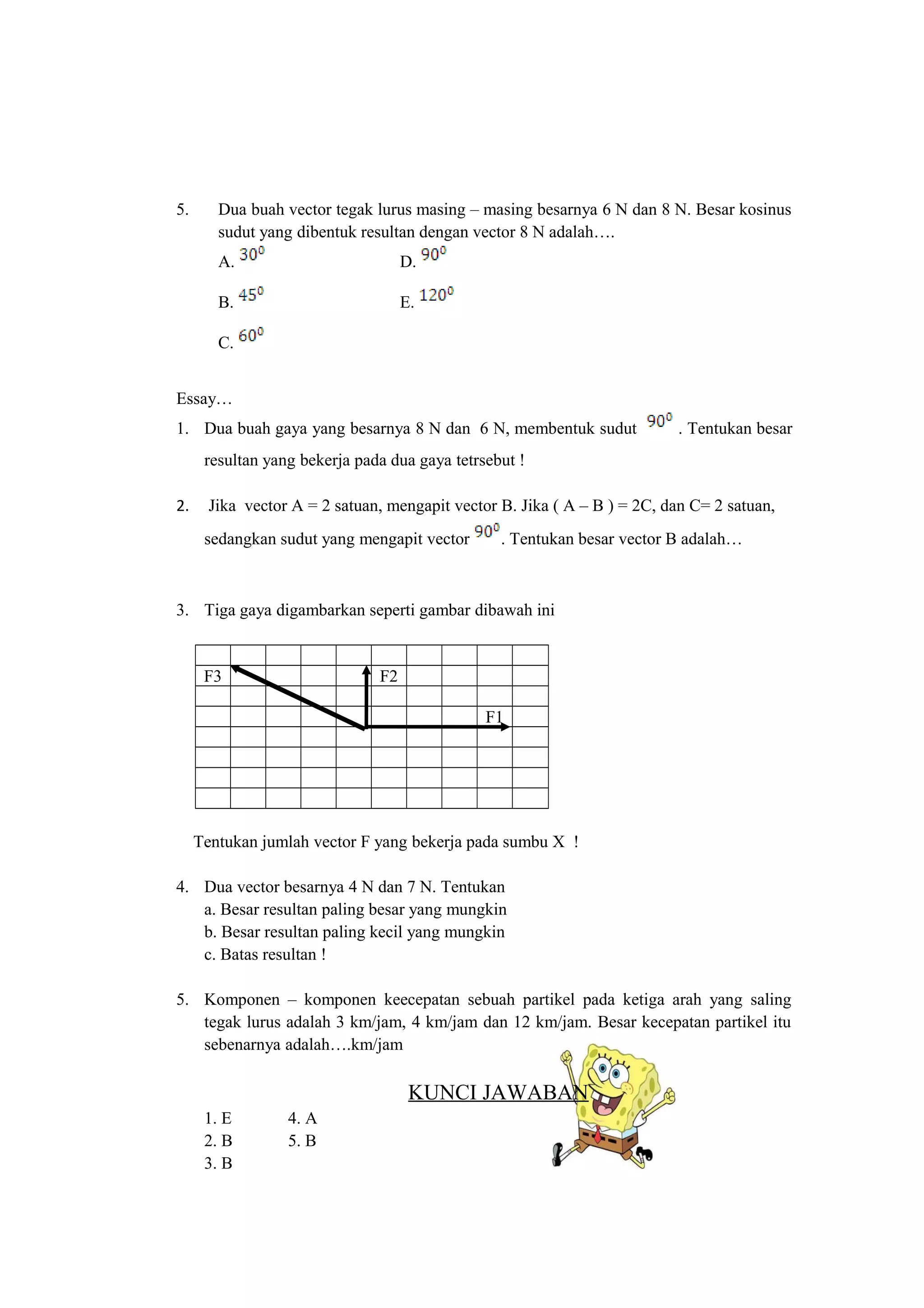 Modul kelas x unit 2 vektor | DOC