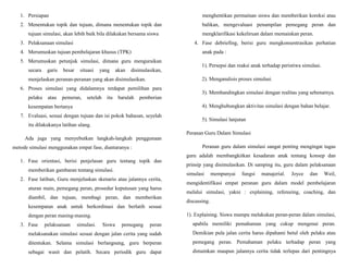 Modul Pembelajaran Simulasi | PDF