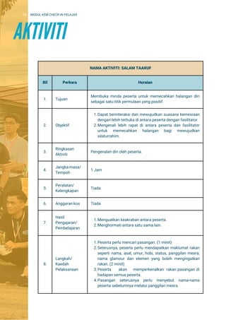 MODUL KEM CHECK-IN PELAJAR KOLEJ KOMUNITI BEAUFORT | PDF