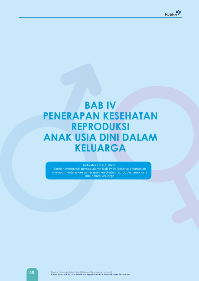 Modul kesehatan reproduksi anak usia dini bkkbn rev4 | PDF