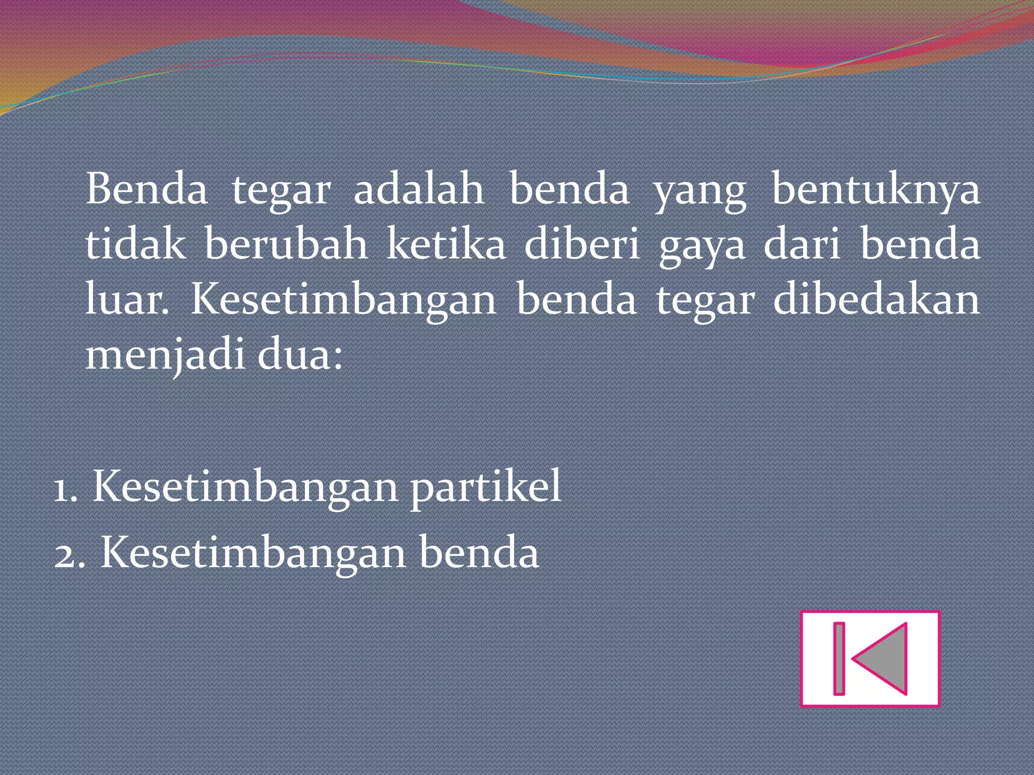 Kesetimbangan Benda Tegar | PPTX