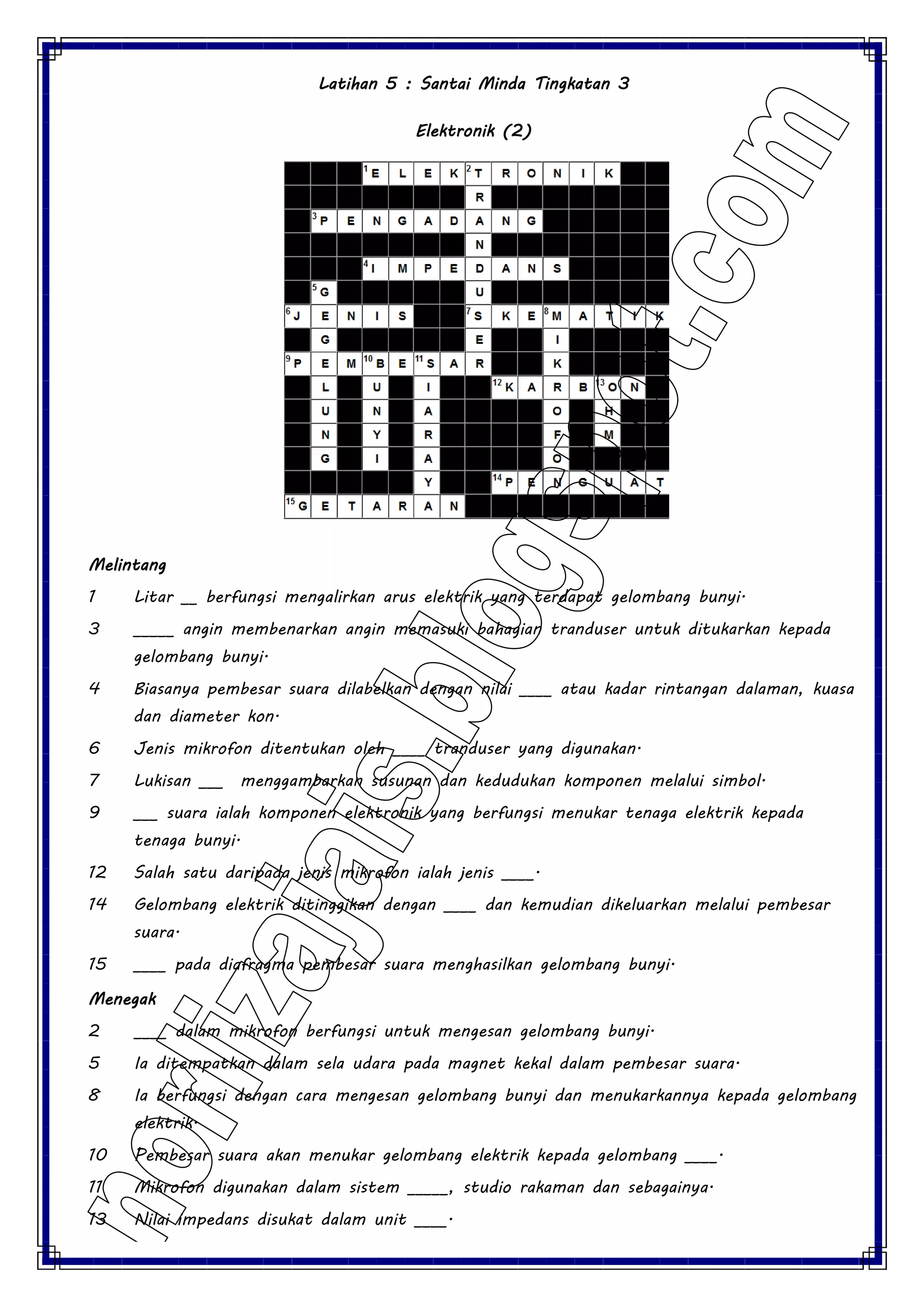 Modul khb pk ting 3 2013 - skema pdf | PDF