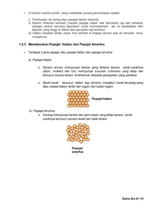 Kertas Penerangan Sains Am 2 Modul 1 Keadaan Jirim | DOCX