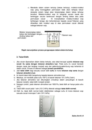 Kertas Penerangan Sains Am 2 Modul 1 Keadaan Jirim | DOCX