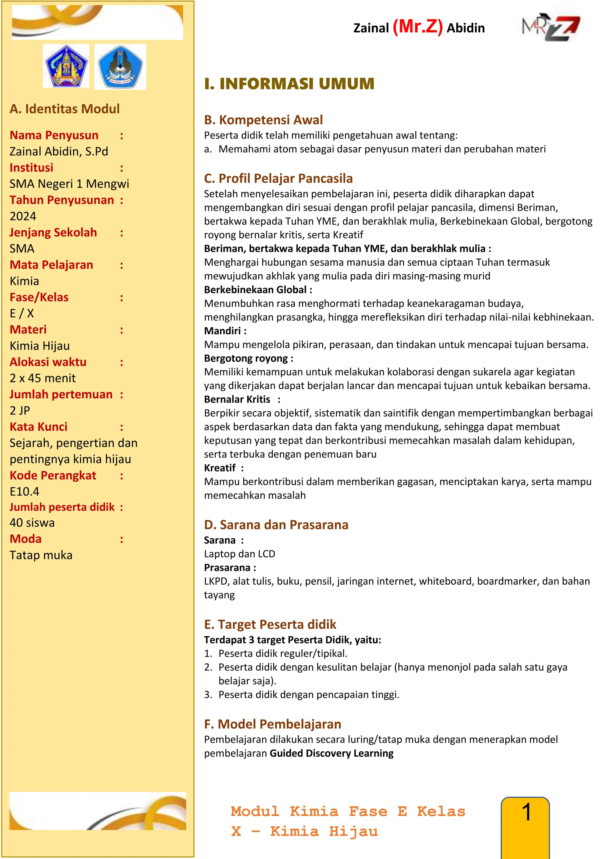 Modul Kimia Fase E Kelas X TH 24 - E10.6 Kimia Hijau.docx