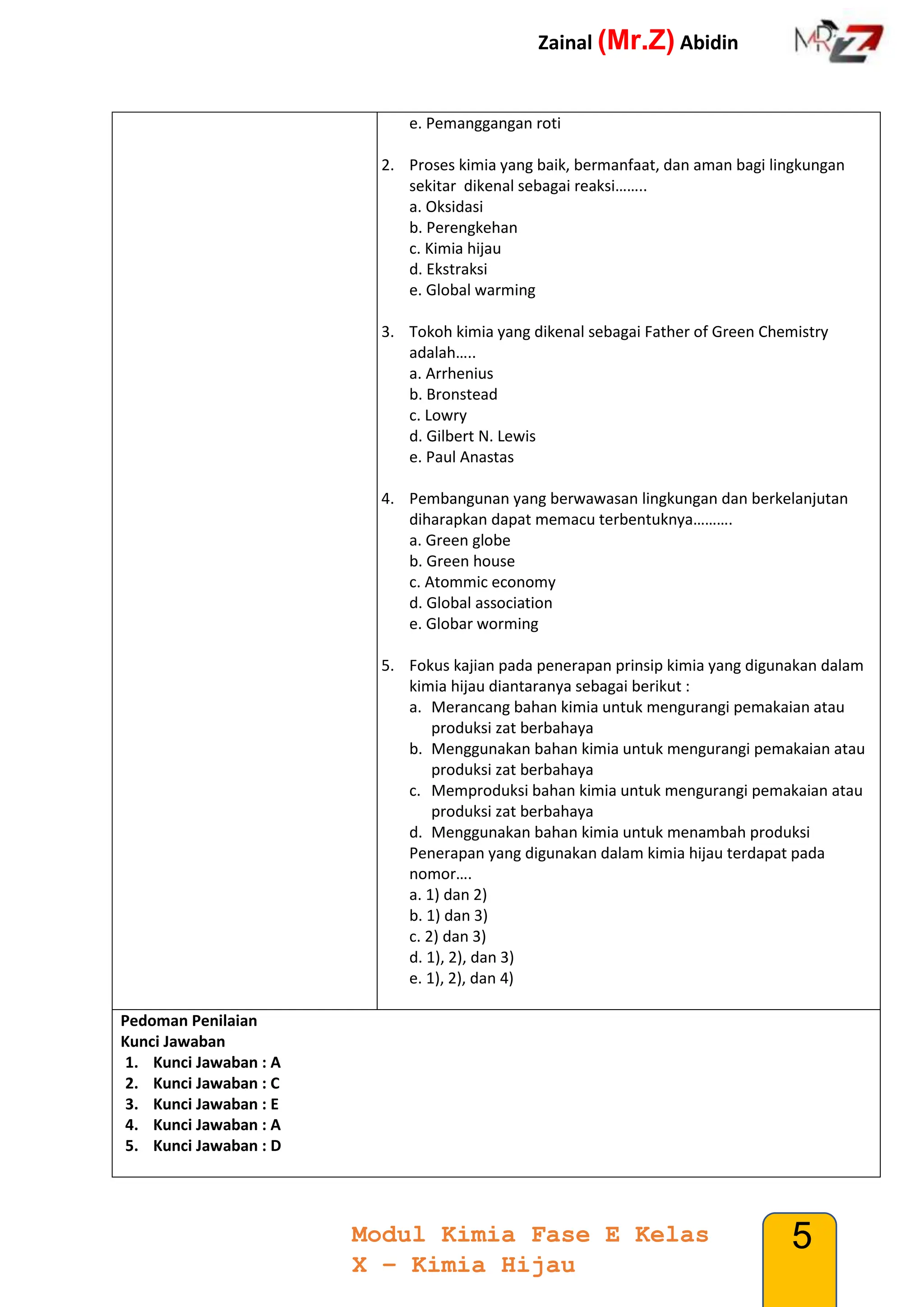Modul Kimia Fase E Kelas X TH 24 - E10.6 Kimia Hijau.docx