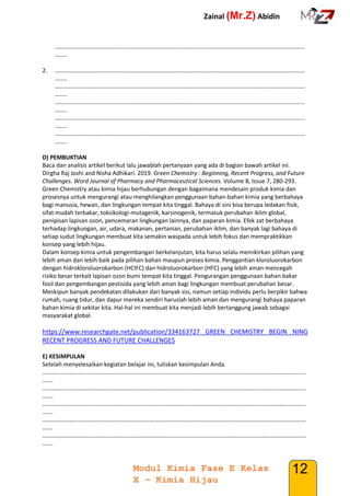 Modul Kimia Fase E Kelas X TH 24 - E10.6 Kimia Hijau.docx
