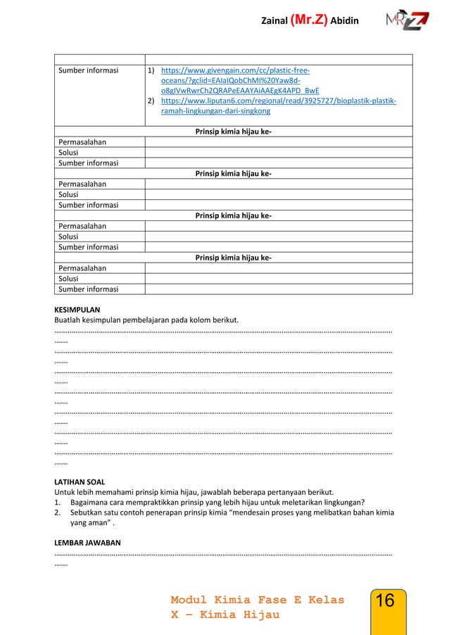 Modul Kimia Fase E Kelas X TH 24 - E10.6 Kimia Hijau.docx