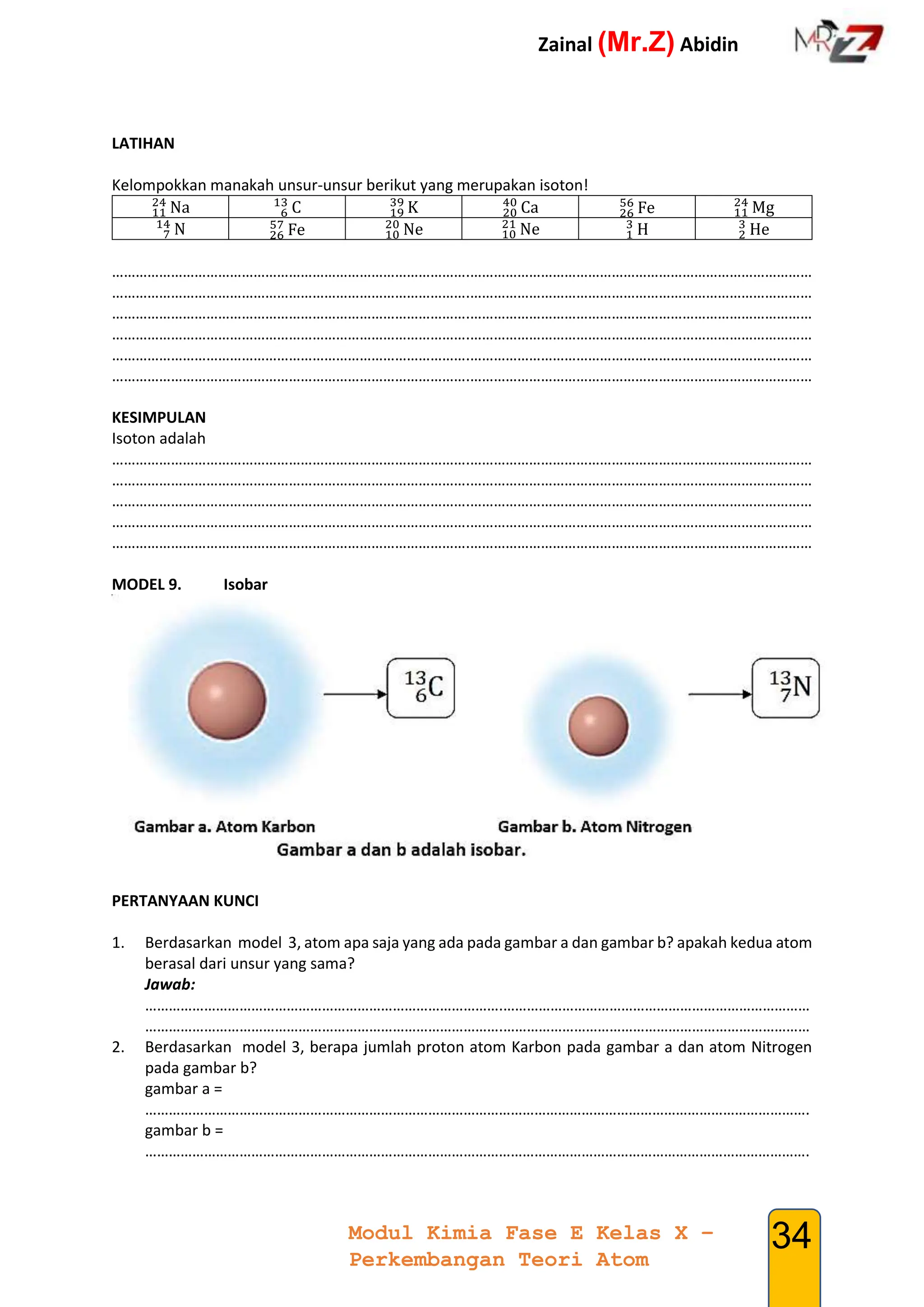 Modul Kimia Fase E Kelas X TH 24 - E10.1 Teori Atom dan Notasi.docx