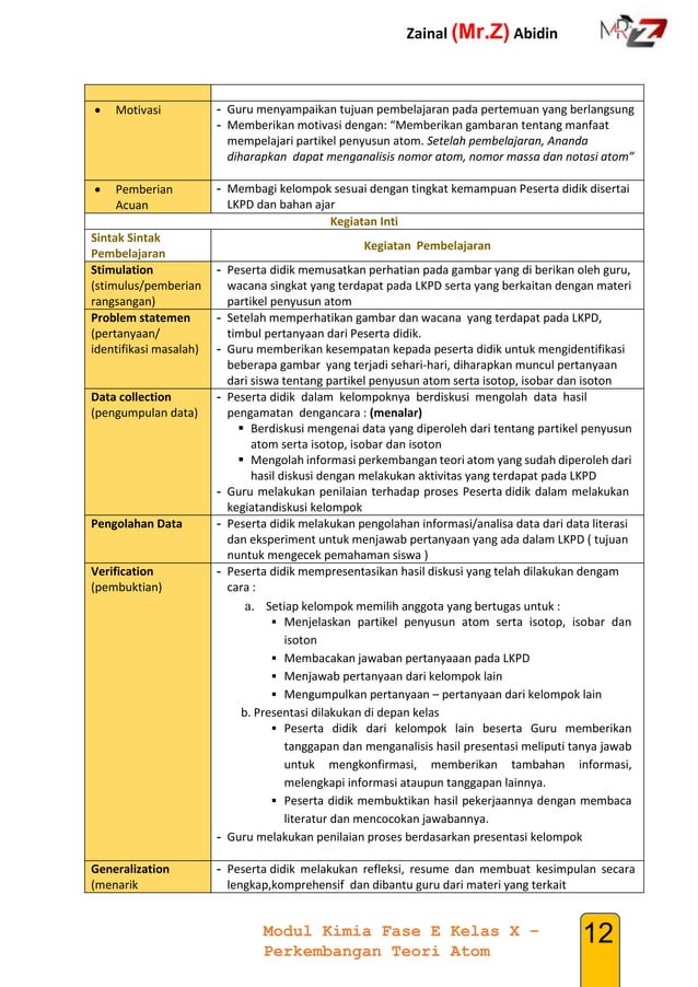 Modul Kimia Fase E Kelas X TH 24 - E10.1 Teori Atom dan Notasi.docx