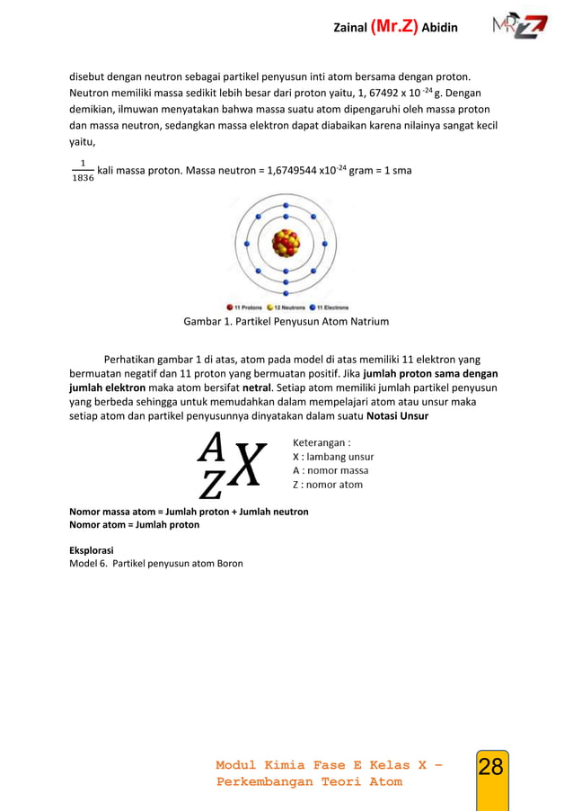 Modul Kimia Fase E Kelas X TH 24 - E10.1 Teori Atom dan Notasi.docx