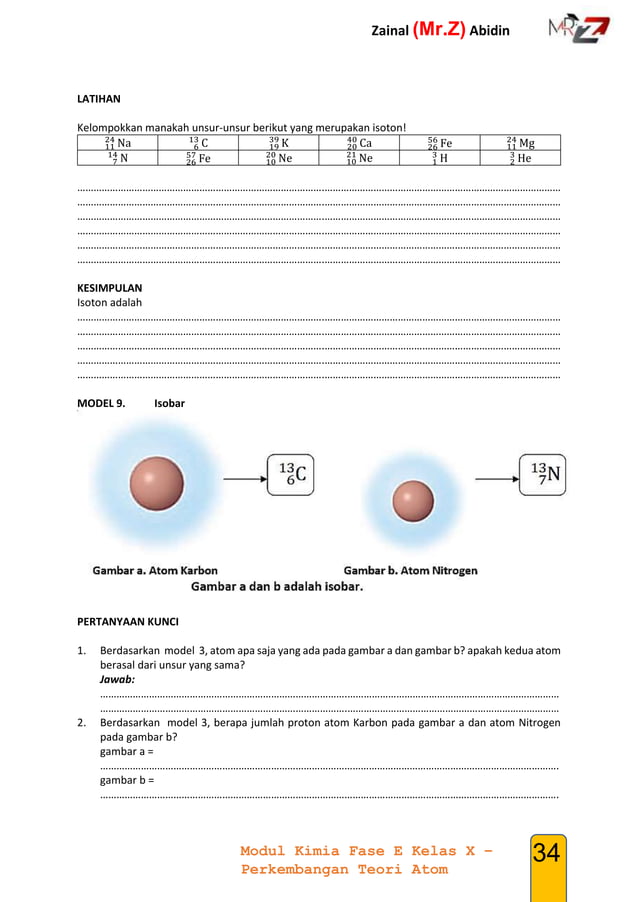 Modul Kimia Fase E Kelas X TH 24 - E10.1 Teori Atom dan Notasi.docx