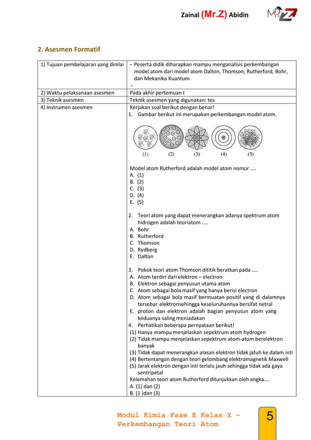 Modul Kimia Fase E Kelas X TH 24 - E10.1 Teori Atom dan Notasi.docx