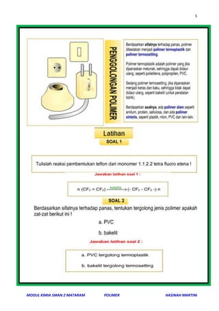 Modul kimia polimer | DOCX