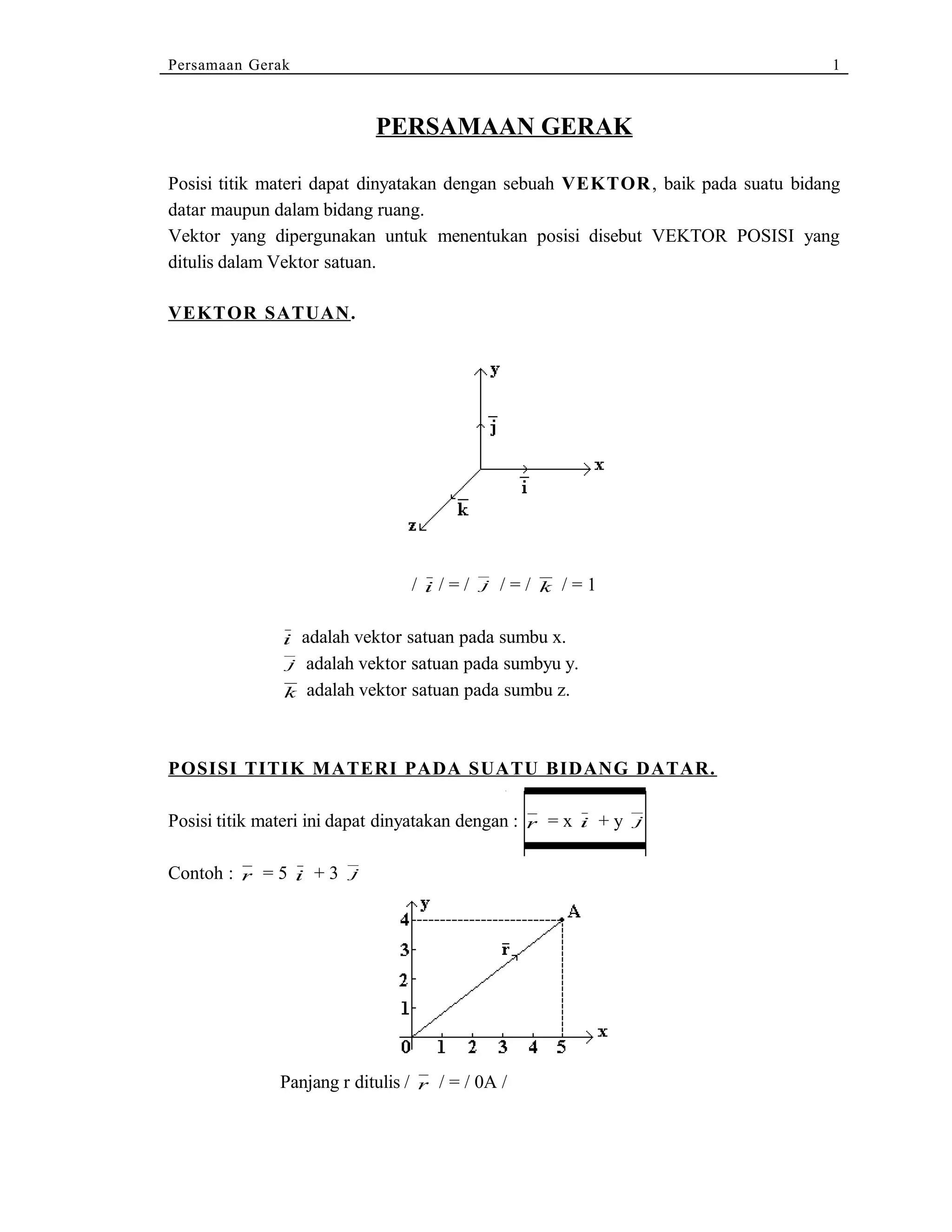 Modul kinematika | PDF
