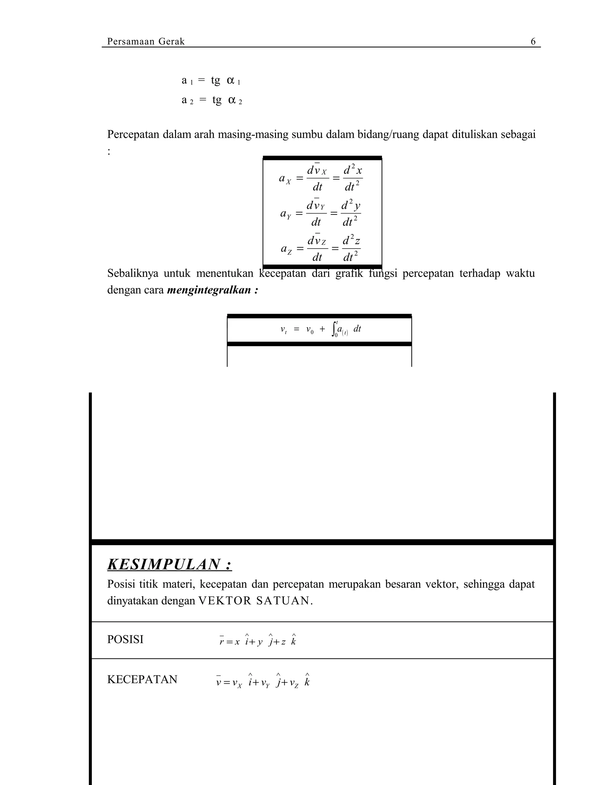 Modul kinematika | PDF