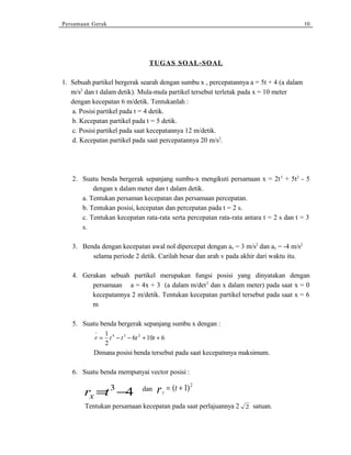 Modul kinematika | PDF
