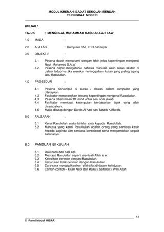 Modul kisar edit | DOC