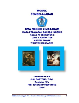 Modul kls xi unit 4 narrative | PDF