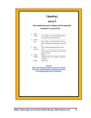 Modul kls xi unit 4 narrative | PDF