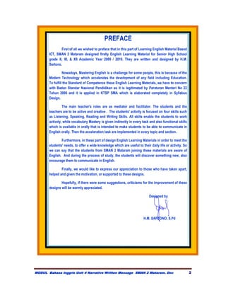 Modul kls xi unit 4 narrative | PDF