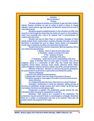 Modul kls xi unit 4 narrative | PDF