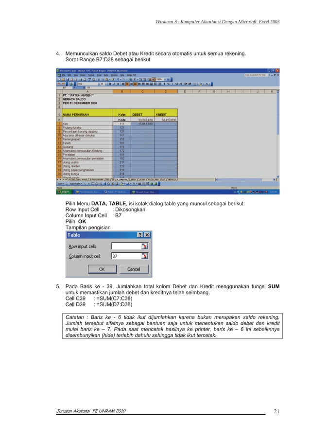 Modul komputer akuntansi | PDF