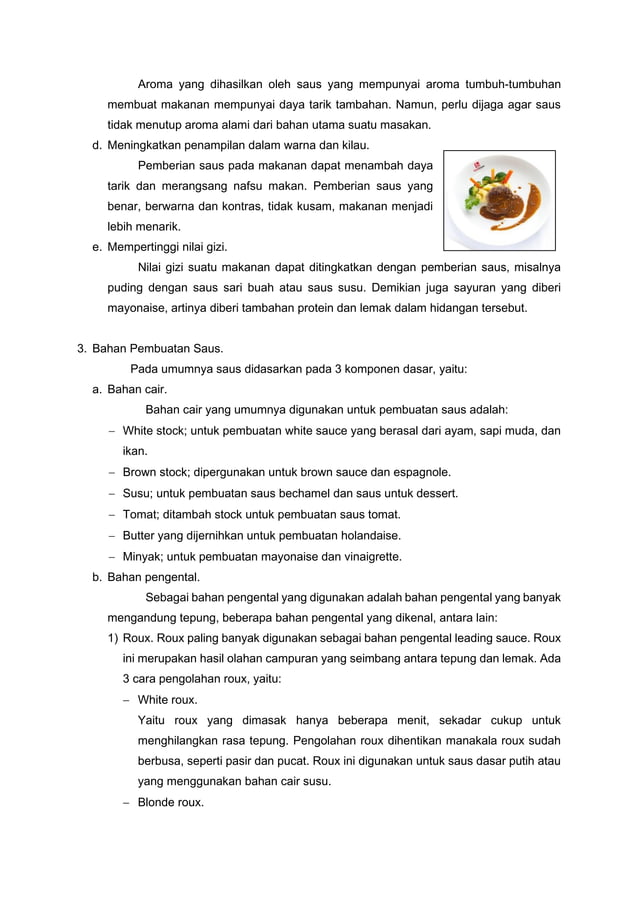 modul pegolahan dan penyajian makanan kontinental kelas 11 kuliner | PDF