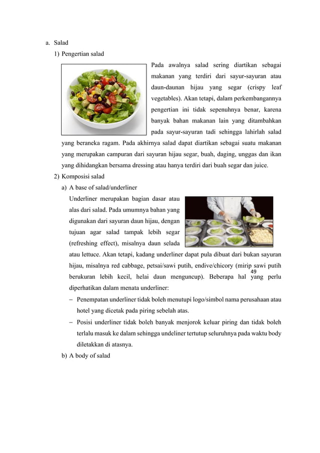 modul pegolahan dan penyajian makanan kontinental kelas 11 kuliner | PDF