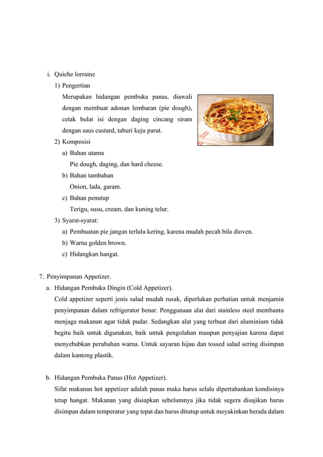 modul pegolahan dan penyajian makanan kontinental kelas 11 kuliner | PDF
