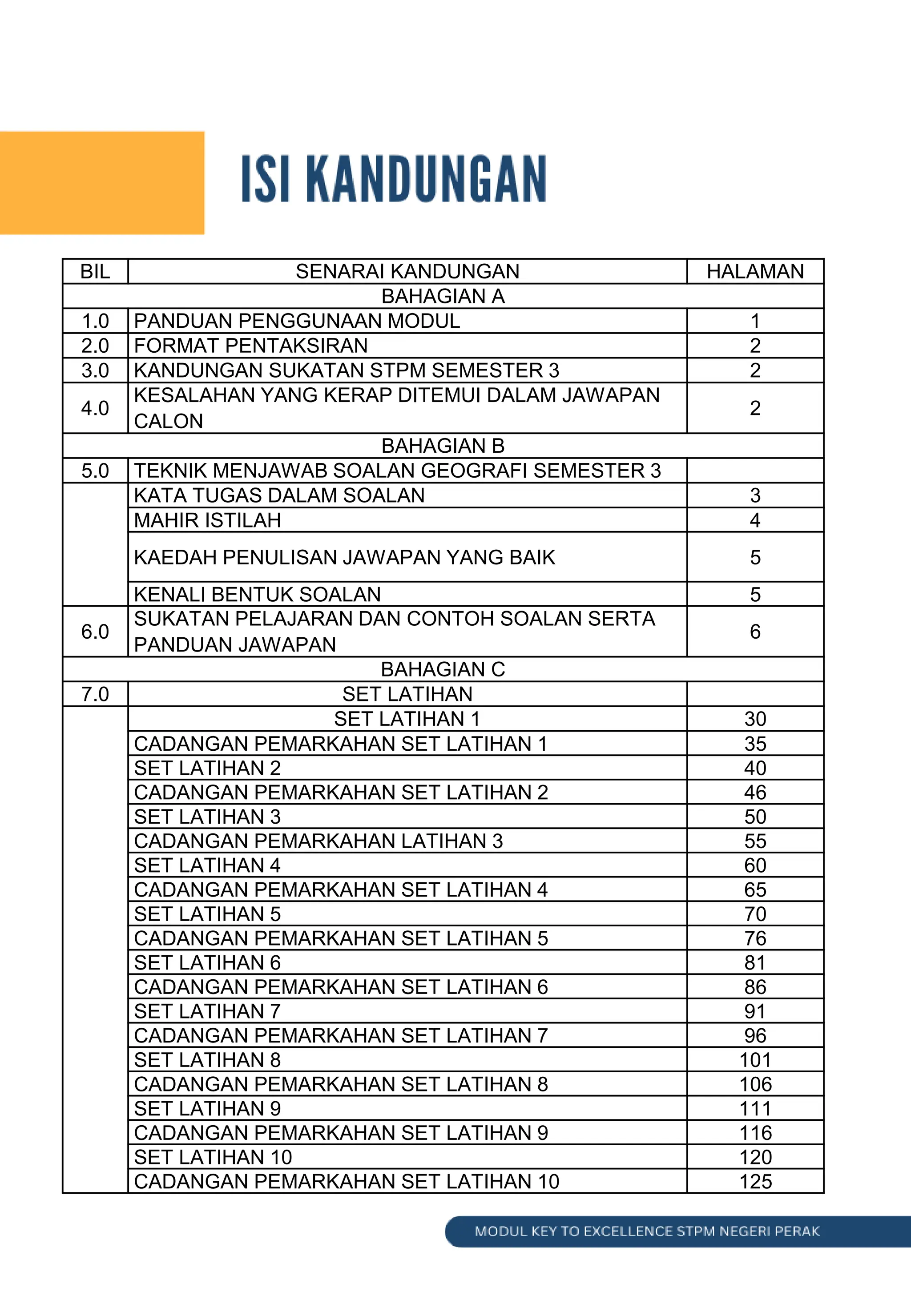 MODUL KTE GEOGRAFI STPM SEM PENGGAL DUA STPM 2024 | PDF