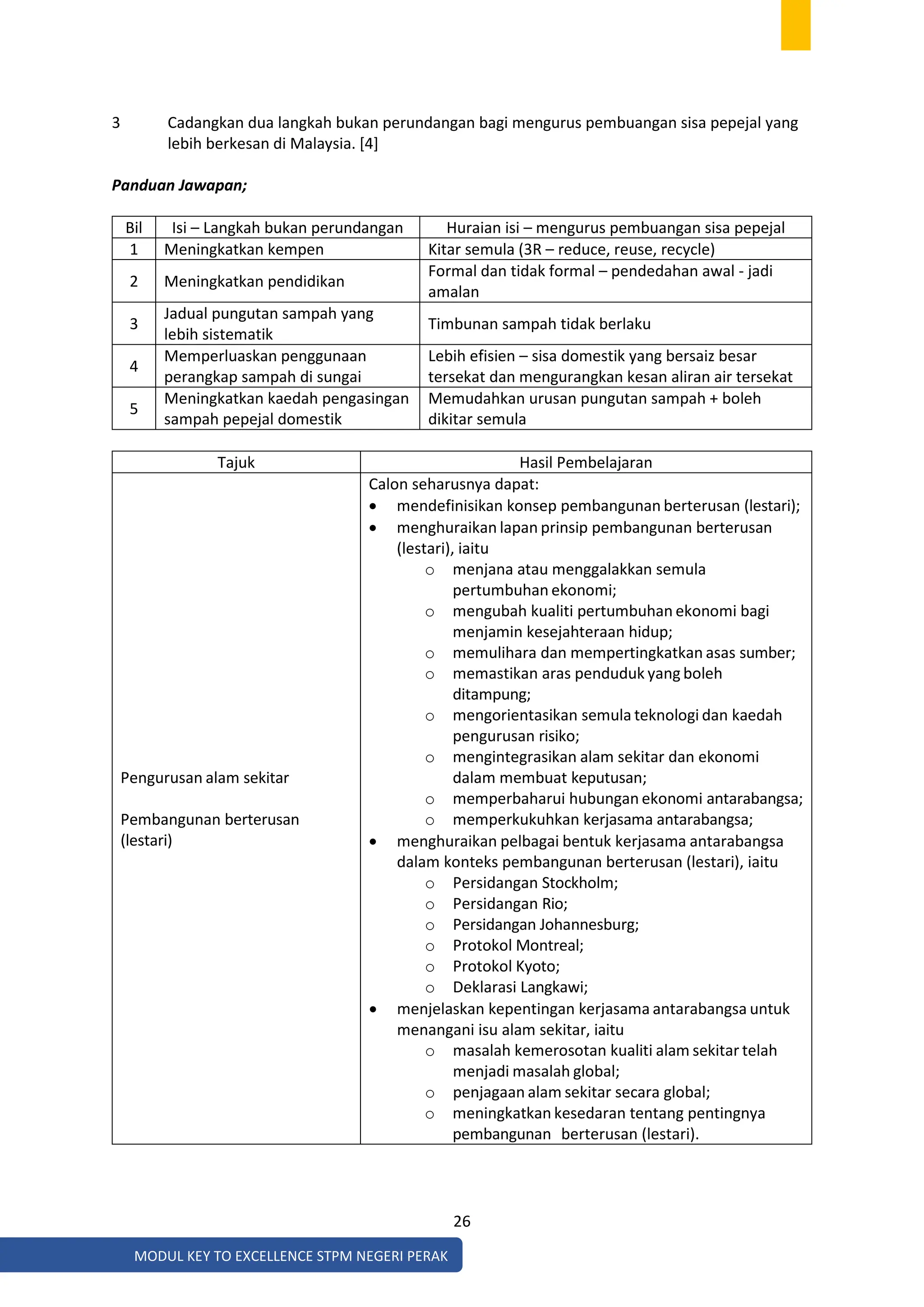 MODUL KTE GEOGRAFI STPM SEM PENGGAL DUA STPM 2024 | PDF