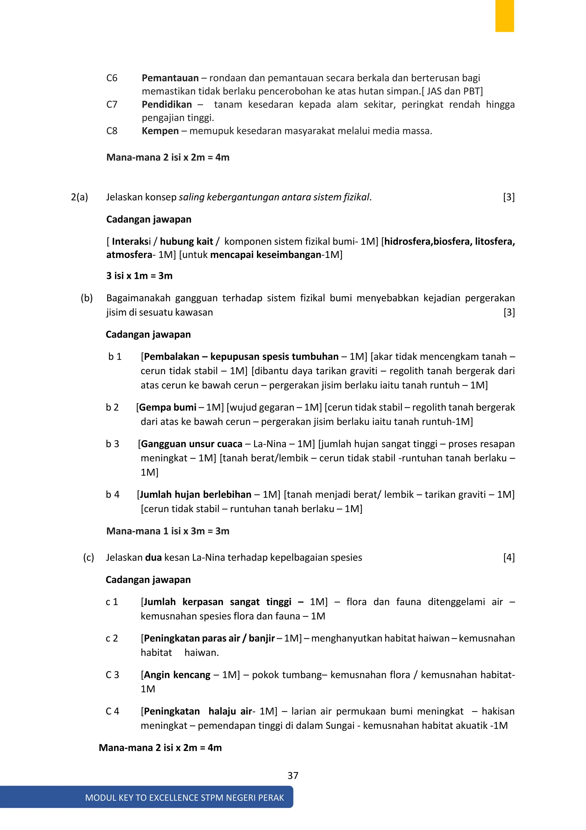 MODUL KTE GEOGRAFI STPM SEM PENGGAL DUA STPM 2024 | PDF