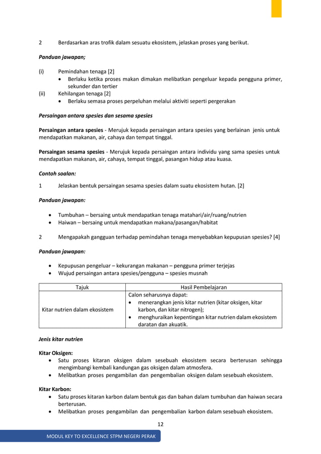 MODUL KTE GEOGRAFI STPM SEM PENGGAL DUA STPM 2024 | PDF
