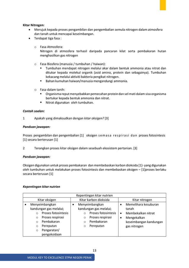 MODUL KTE GEOGRAFI STPM SEM PENGGAL DUA STPM 2024 | PDF
