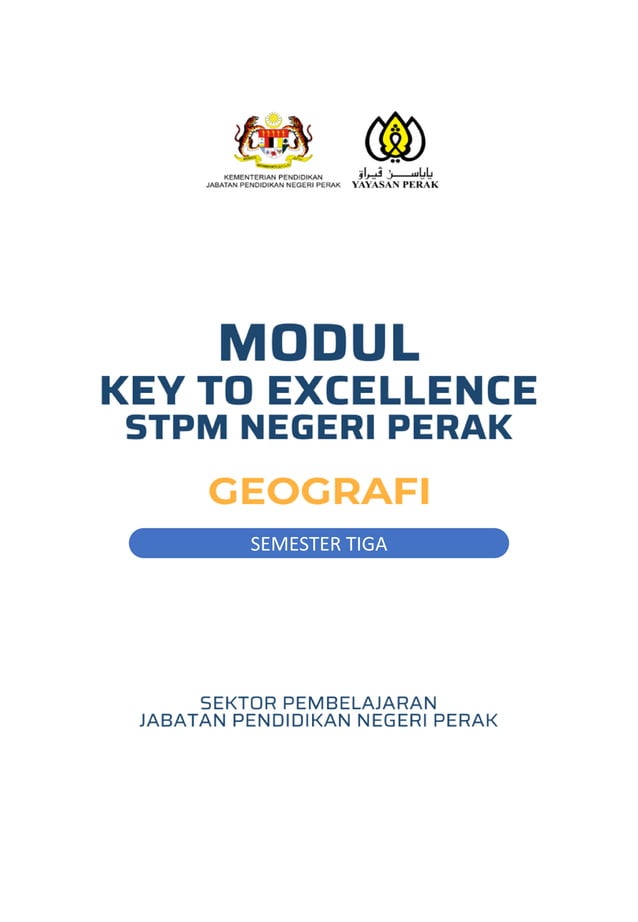 MODUL KTE GEOGRAFI STPM SEM PENGGAL DUA STPM 2024 | PDF