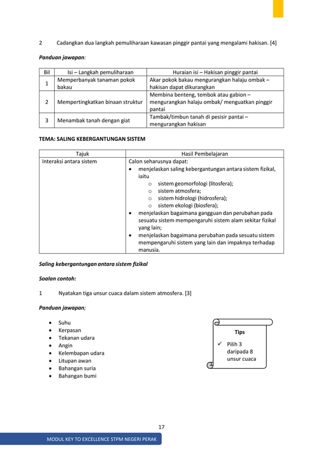 MODUL KTE GEOGRAFI STPM SEM PENGGAL DUA STPM 2024 | PDF