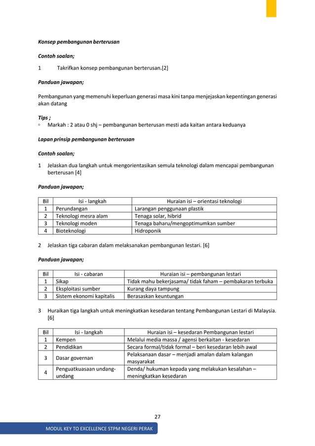 MODUL KTE GEOGRAFI STPM SEM PENGGAL DUA STPM 2024 | PDF