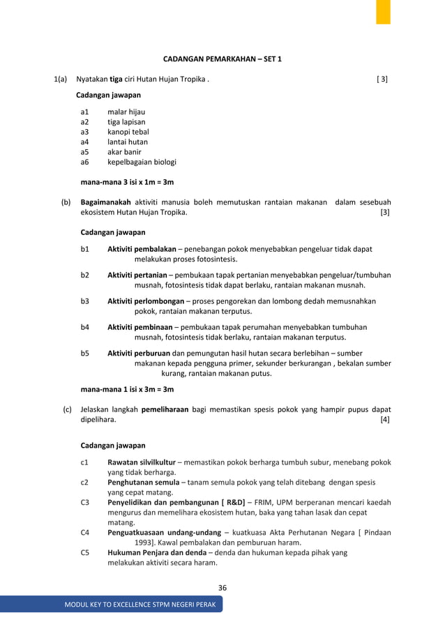 MODUL KTE GEOGRAFI STPM SEM PENGGAL DUA STPM 2024 | PDF