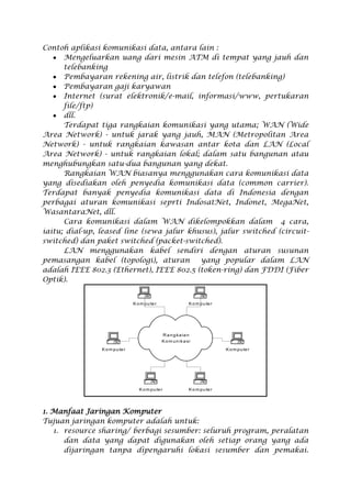 Modul kuliah jaringan komputer | DOCX