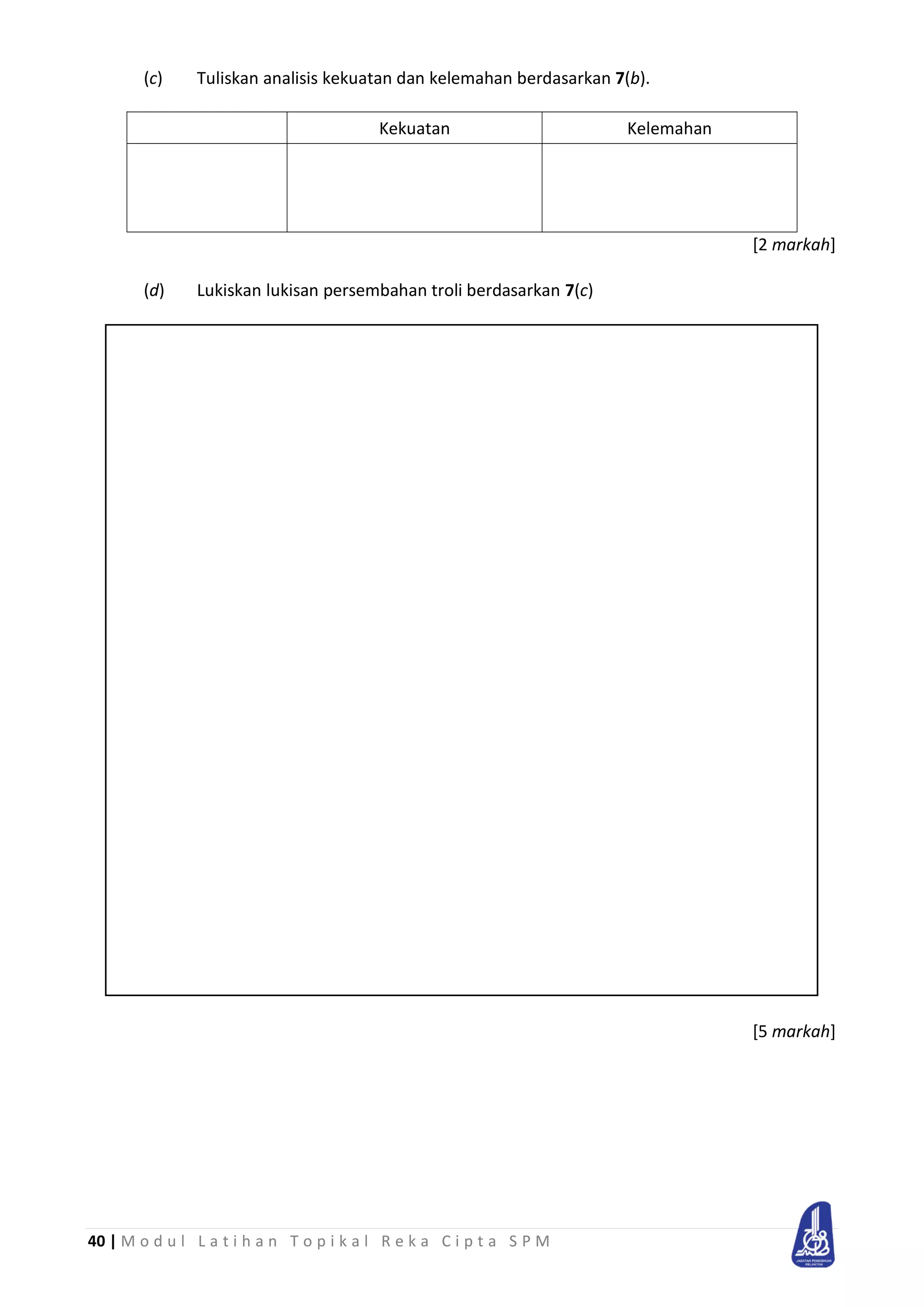 Modul Latihan Topikal Reka Cipta SPM | PDF