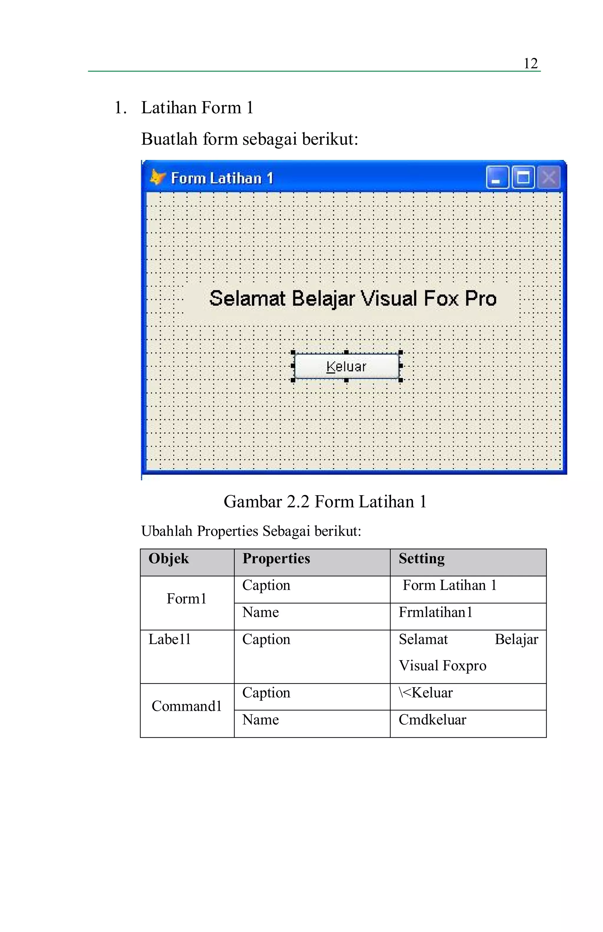 Modul Lengkap Microsoft visual Fox Pro | PDF