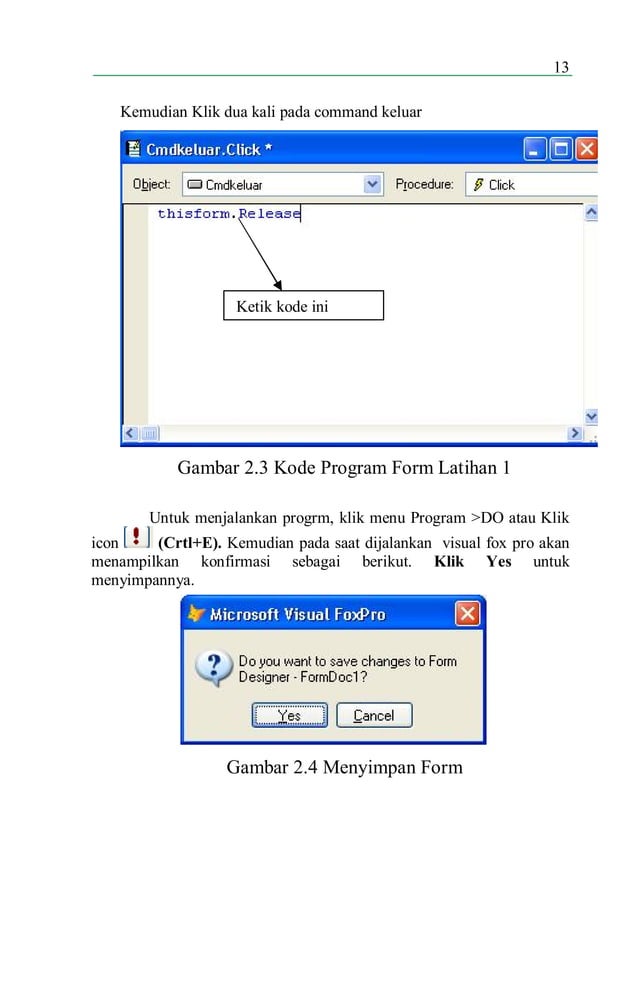 Modul Lengkap Microsoft visual Fox Pro | PDF