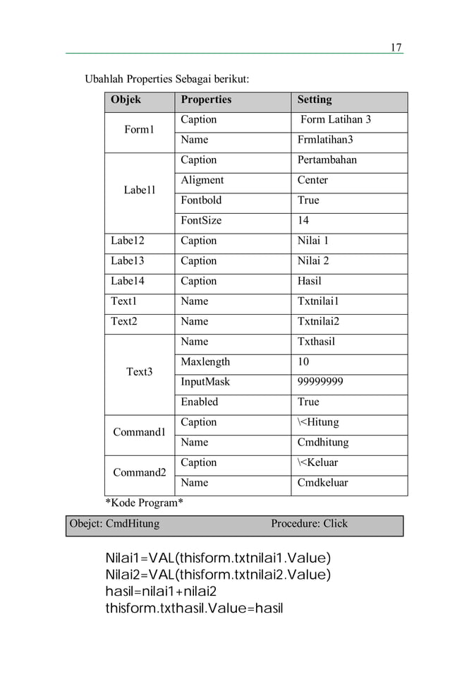 Modul Lengkap Microsoft visual Fox Pro | PDF